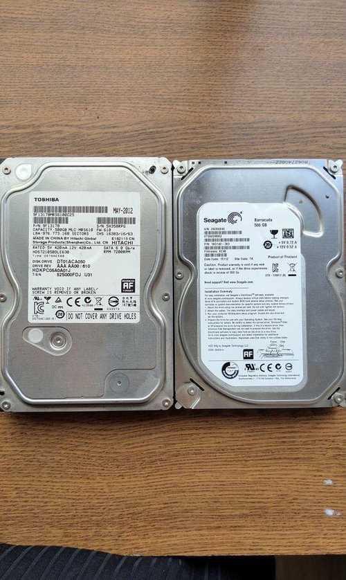 Жесткие диски HDD "почти мертвые"