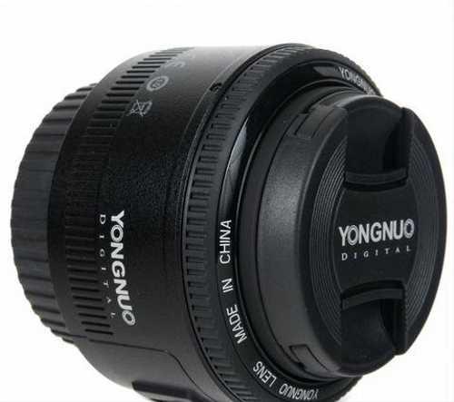 Объектив yongnuo 35mm f2.0 для canon
