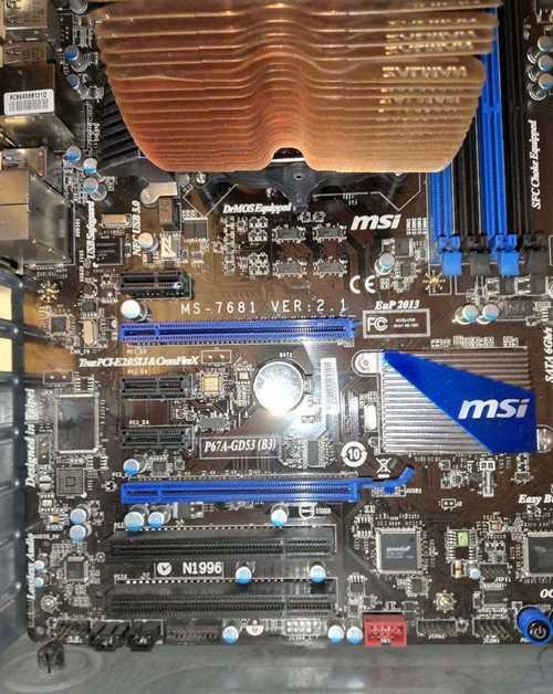 Материнская плата MSI P67A-GD53 (B3)