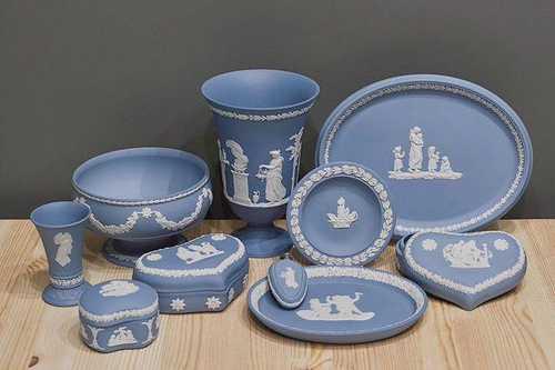 Wedgwood jasperware шкатулки, панно, вазы, Англия