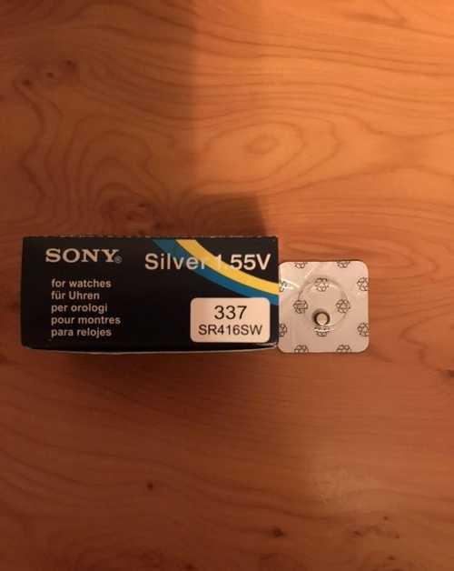 Батарейки Sony 337 sr416sw