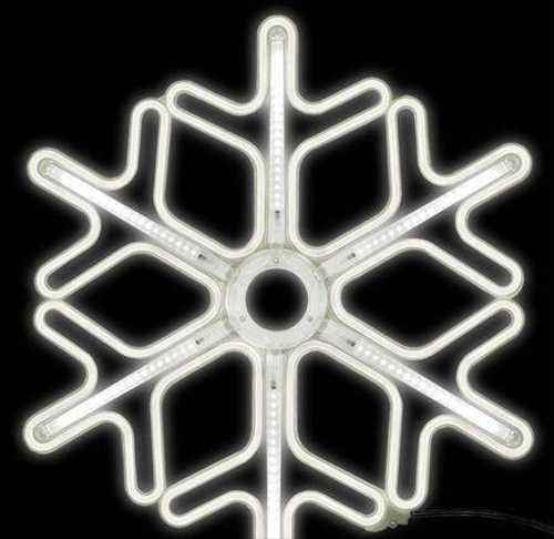 Снежинка неоновая светодиодная для улицы