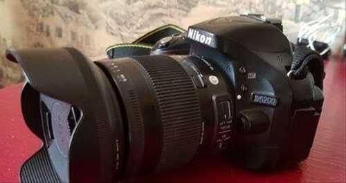 Фотоаппарат Nikon D5200 в комплекте