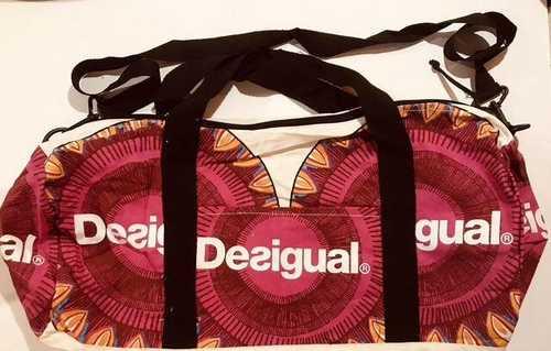 Сумка Desigual спортивная, пляжная.джутовая