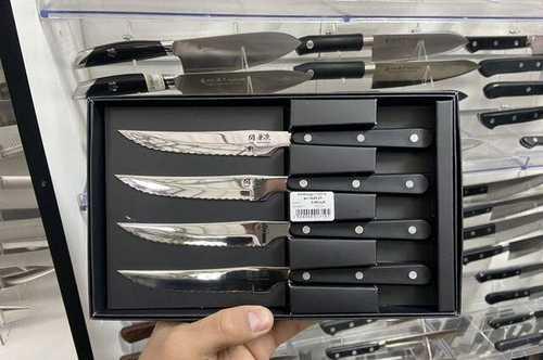 Набор из 4-х Ножей для стейков Kanetsugu (Япония)