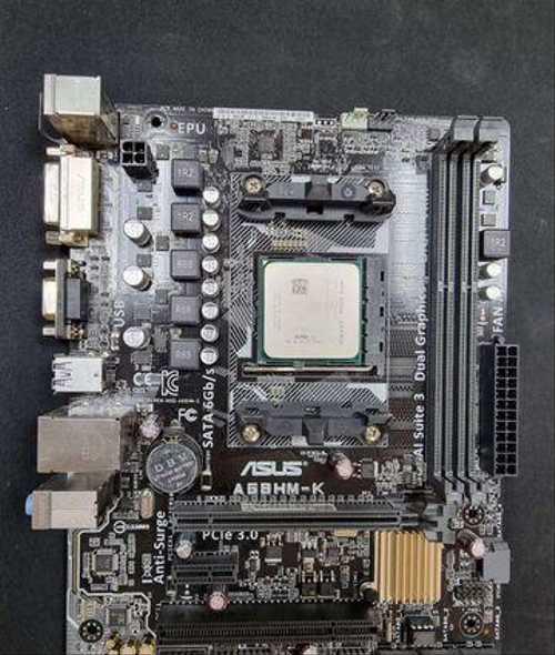 MB Asus A68HM-K + CPU Athlon X4 840 3.1Ghz