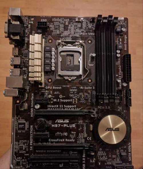 Материнская плата asus H97-Plus LGA 1150