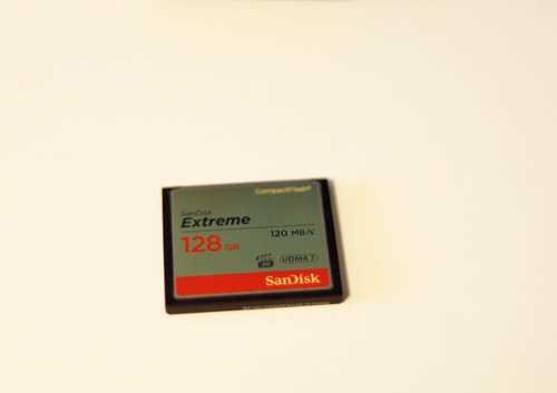 Карта памяти SanDisk Extreme CompactFlash 120MB/s