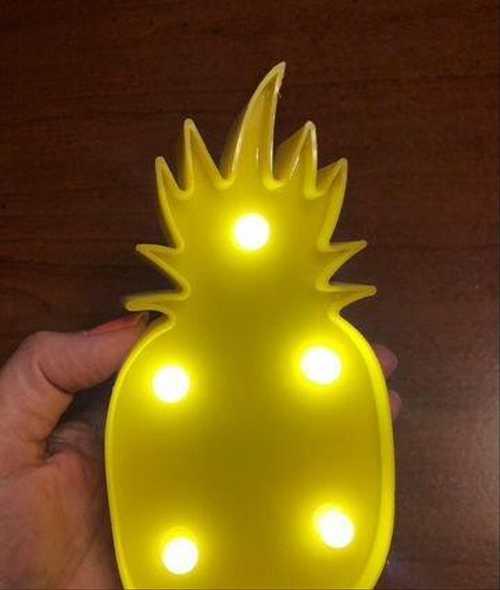 Ночник светильник ананас