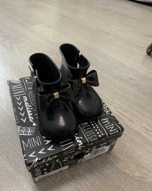 Сапоги резиновые mini melissa