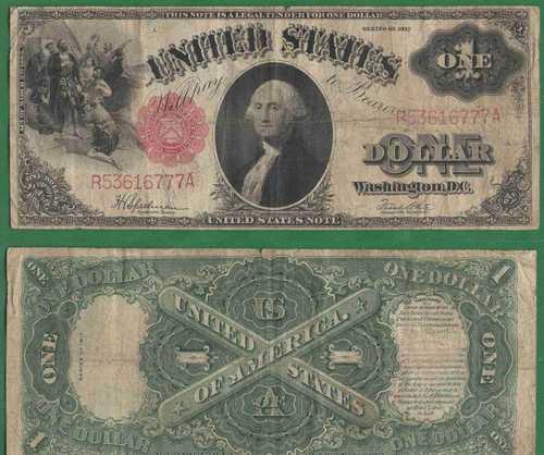 1 доллар 1917 США. Legal Tender