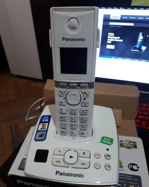 Panasonic KX-TG8061RUW - беспроводной телефон dect