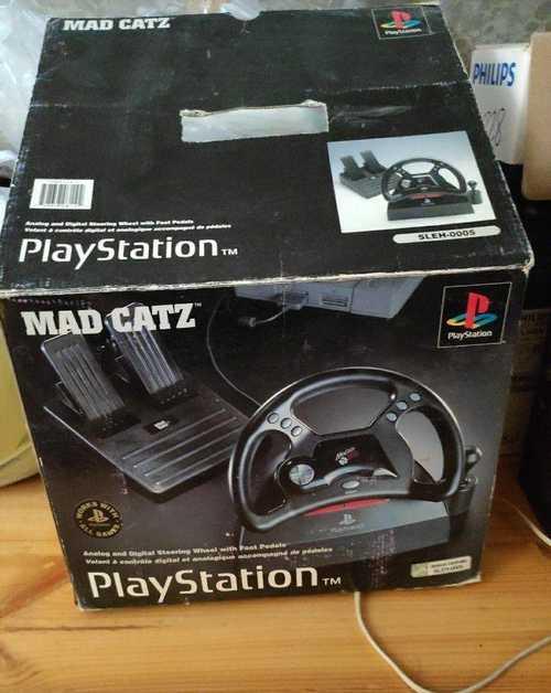 Mad catz for PlayStation, руль, игровая гарнитура