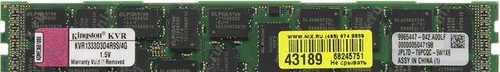 Модуль памяти kingston kvr1333d3d4r9s/4g DDR3 ECC