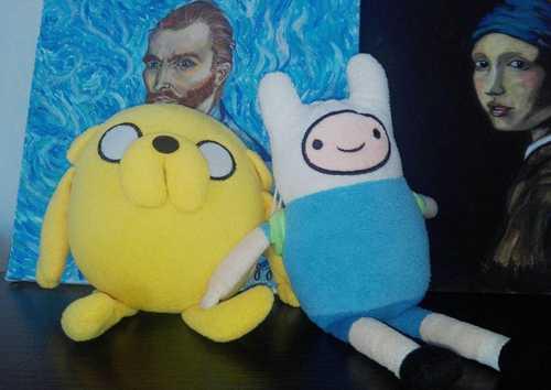 Мягкие игрушки Adventure Time Финн и Джейк