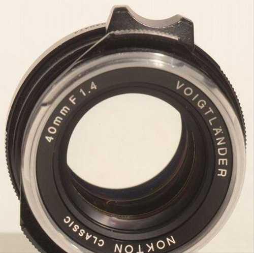 40mm Voigtlander Nokton Classic VM f1.4 Leica