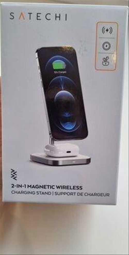 Satechi 2-in-1 Magnetic Wireless зарядка