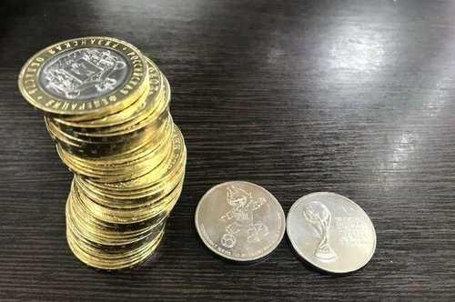 Монеты 10р. биметалл 11 шт за 300р, или Обмен
