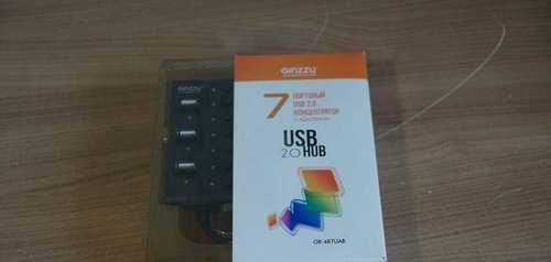 USB HUB ginzzu GR-487UAB