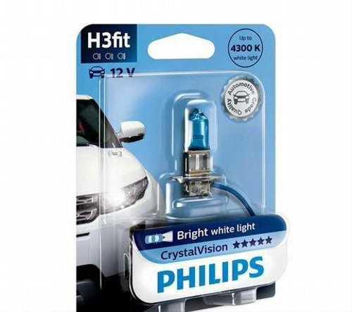 Галогенная лампа H3 Philips Crystal Vision 12336CV