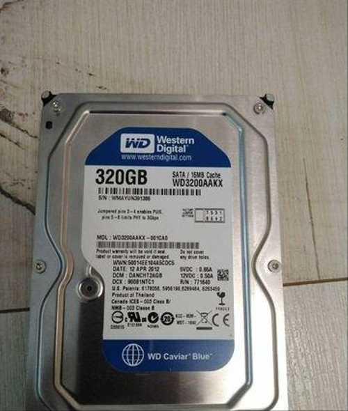 Жесткий диск WD 320 gb