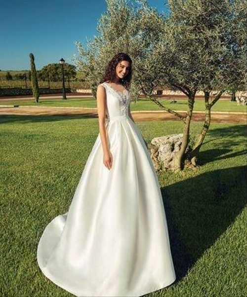 Свадебное платье Эрлин Атласное 44-46