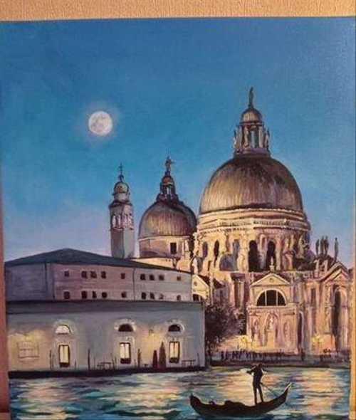 Картина "Венеция", масло/холст