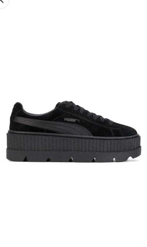 Puma x Fenty by Rihanna cleated creeper suede blac