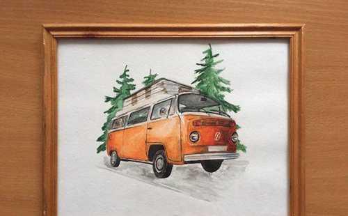 Картина с VW Bus