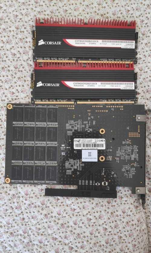 Corsair dominator gt 8гб, ocz ssd pcie 480 gb