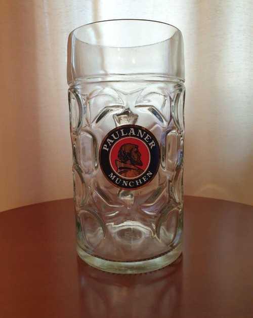 Кружка пивная литр Paulaner