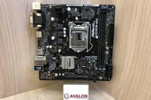 1151v2 плата ASRock H310CM-HDV