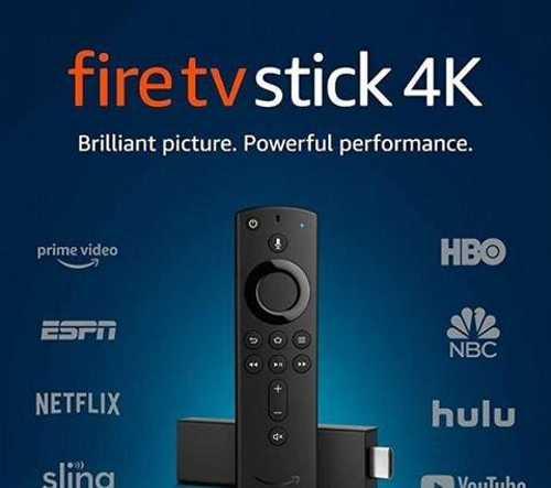 Тв приставка Amazon Fire TV Stick 4K (новая) ref