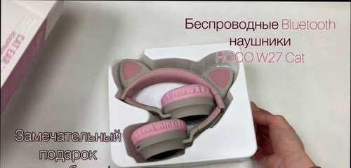 Блютуз гарнитура hoco W27 Cat Ear