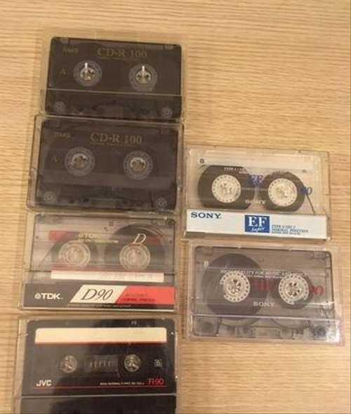 Аудиокассеты raks,TDK,JVC,Sony б/у