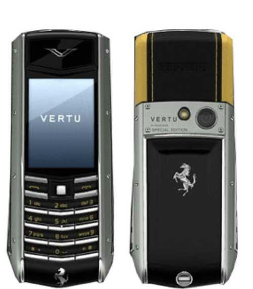 Телефон vertu ascent TI ferrari giallo оригинал