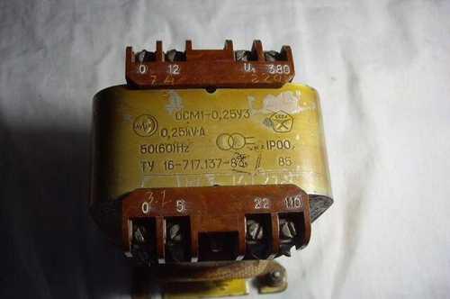 Трансформатор осм1-0.25У3 (250 Вт)