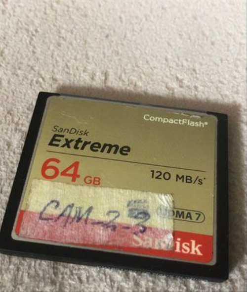 Карта памяти SanDisk Extreme 64gb