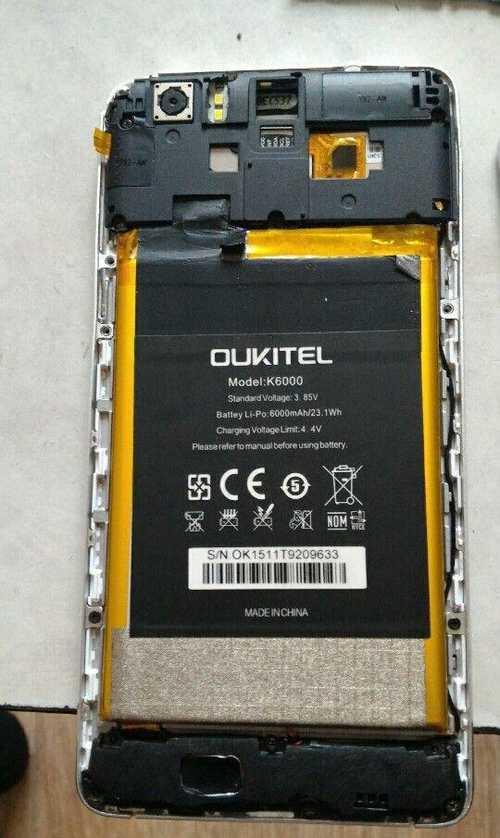 Oukitel K6000 на запчасти