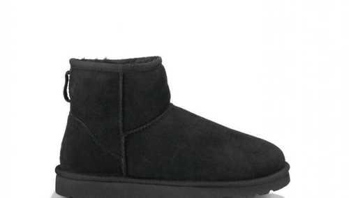 Угги мини Новые UGG Australia Black Classic Mini