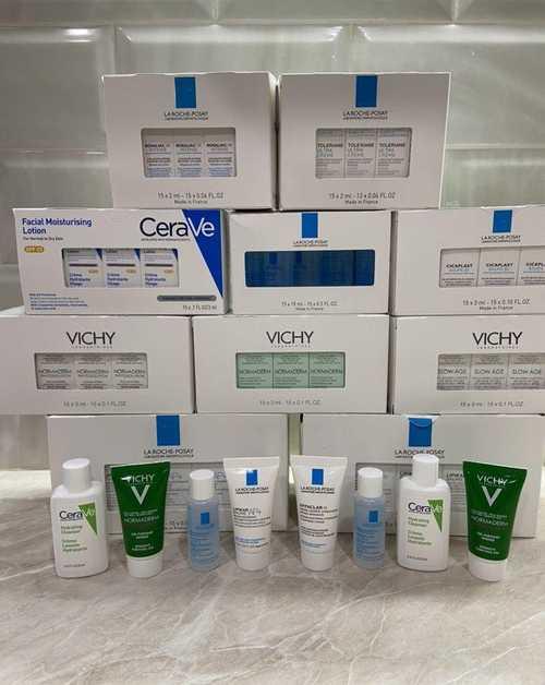 Пробники аптечной косметики Vichy, Cerave, La Roch