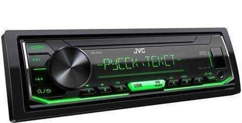 Автомагнитола JVC KD-X163 1din USB/AUX/укв диапазо