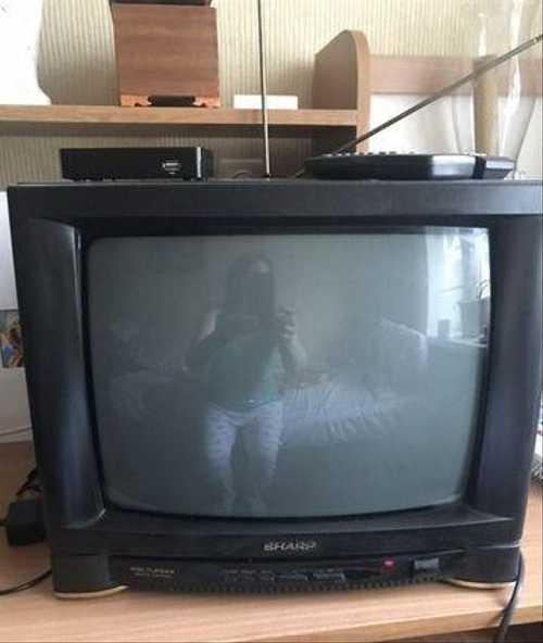 Телевизор sharp и подставка (навесная)
