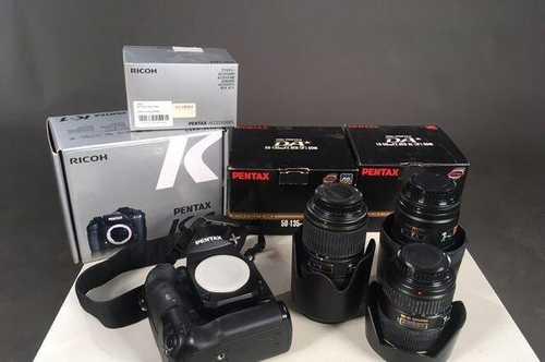 Фотокамера Pentax K-1 в комплекте с объективами