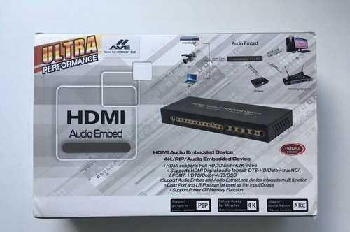 Hdmi 3x1 переключатель + извлечение аудио потока