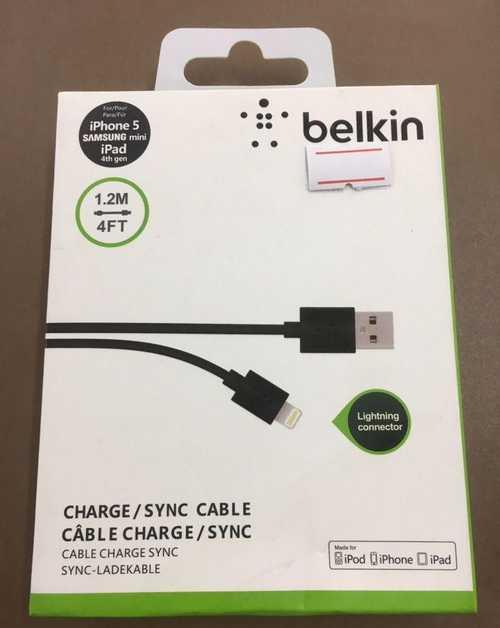 Usb провод Belkin для iPhone 5/6/7/8/x/xr/Xs Max