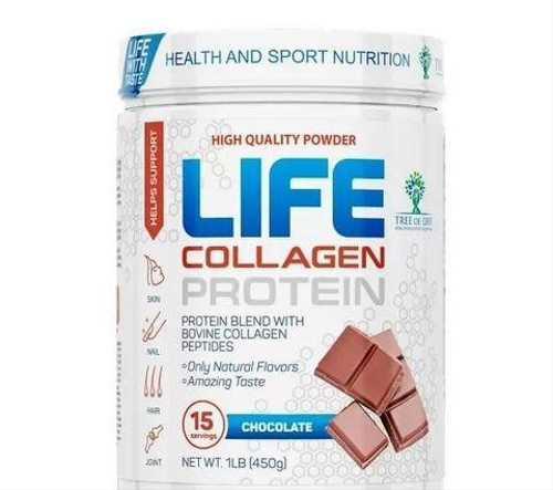 Протеин Tree of life Life Protein+Collagen 454 гр