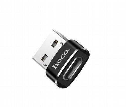 Переходник Type-C - USB для iPhone 11 12 Hoco UA6