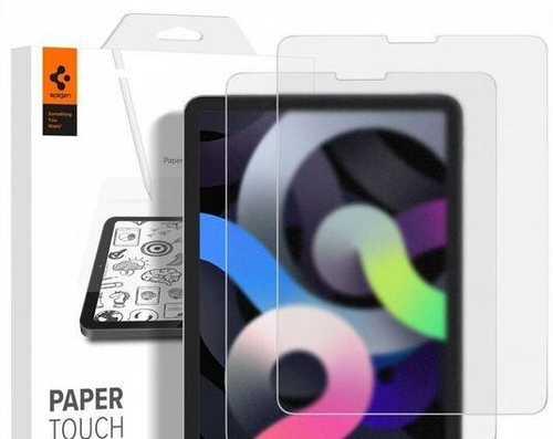 Защитная пленка с эффектом бумаги Spigen Paper Touch 2pcs (AFL02197) для iPad Air 10.9''/iPad Pro 11'' 2020 (Clear)