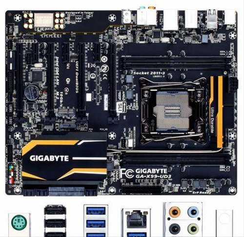 Gigabyte X99 UD3 + 5820K + 32 Gb